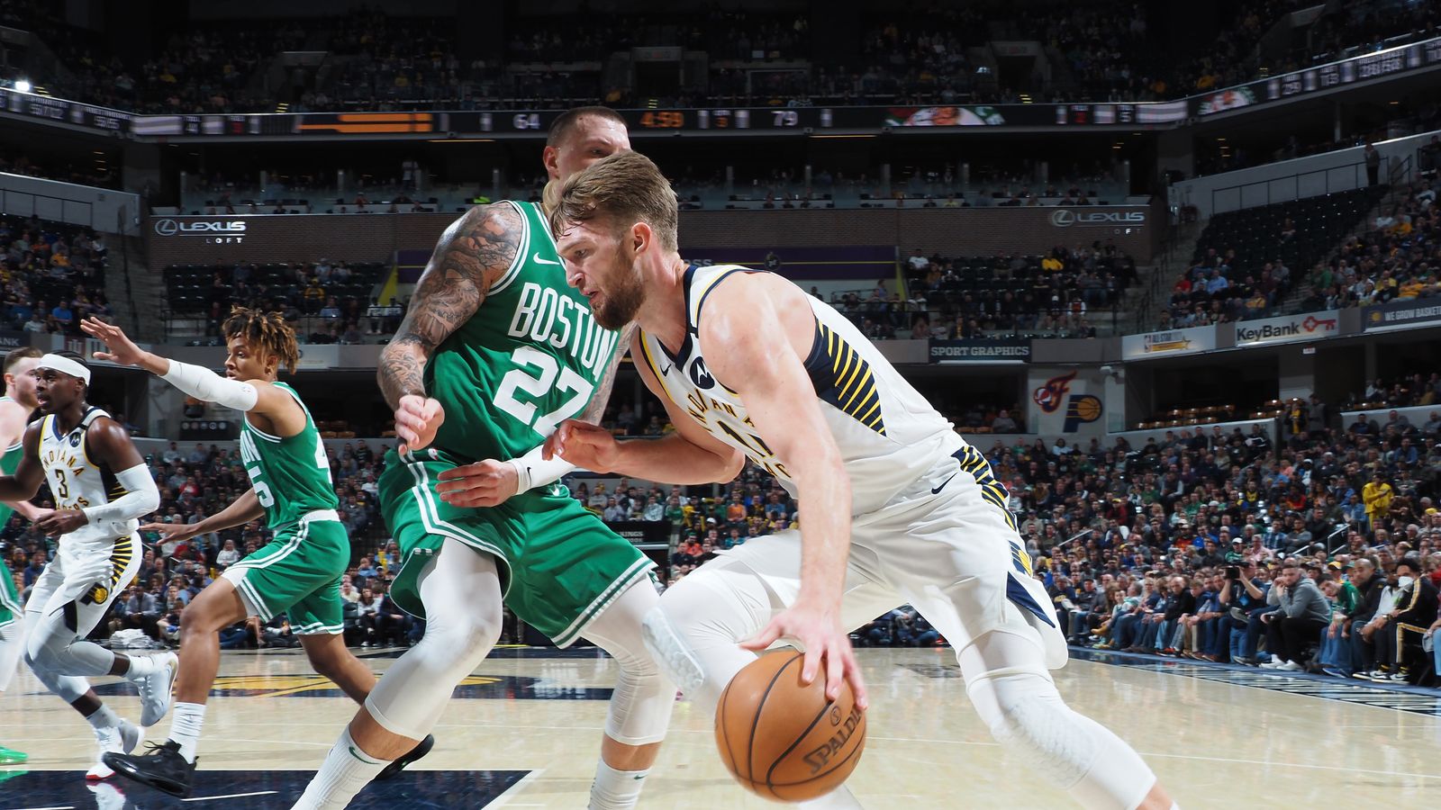 Domantas Sabonis leaves Indiana Pacers bubble with foot injury | NBA ...