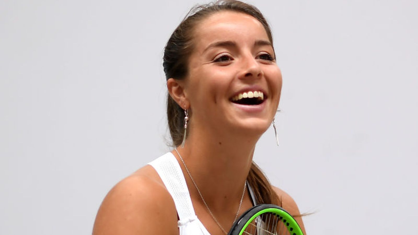 British tennis star Jodie Burrage is back in the limelight after years ...