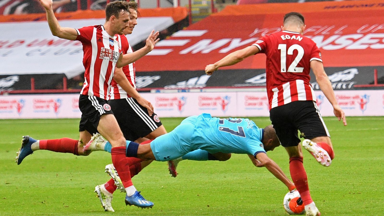 Sheffield United 3-1 Tottenham: VAR handball call denies Spurs ...