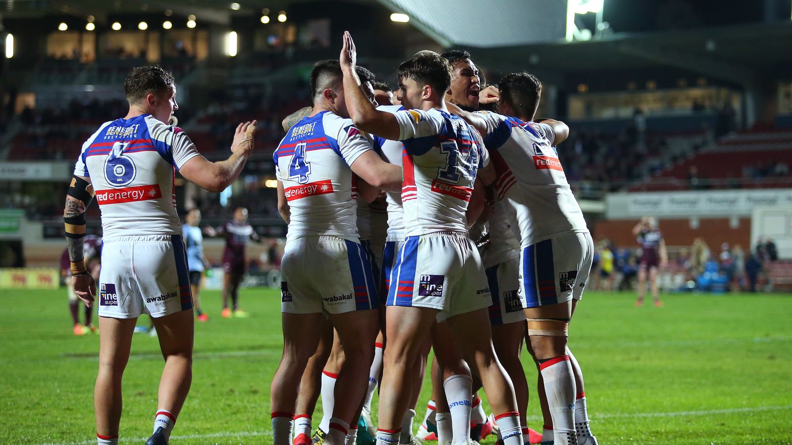 Sunday's NRL wrap: Knights win as game ends in chaos | Rugby League ...