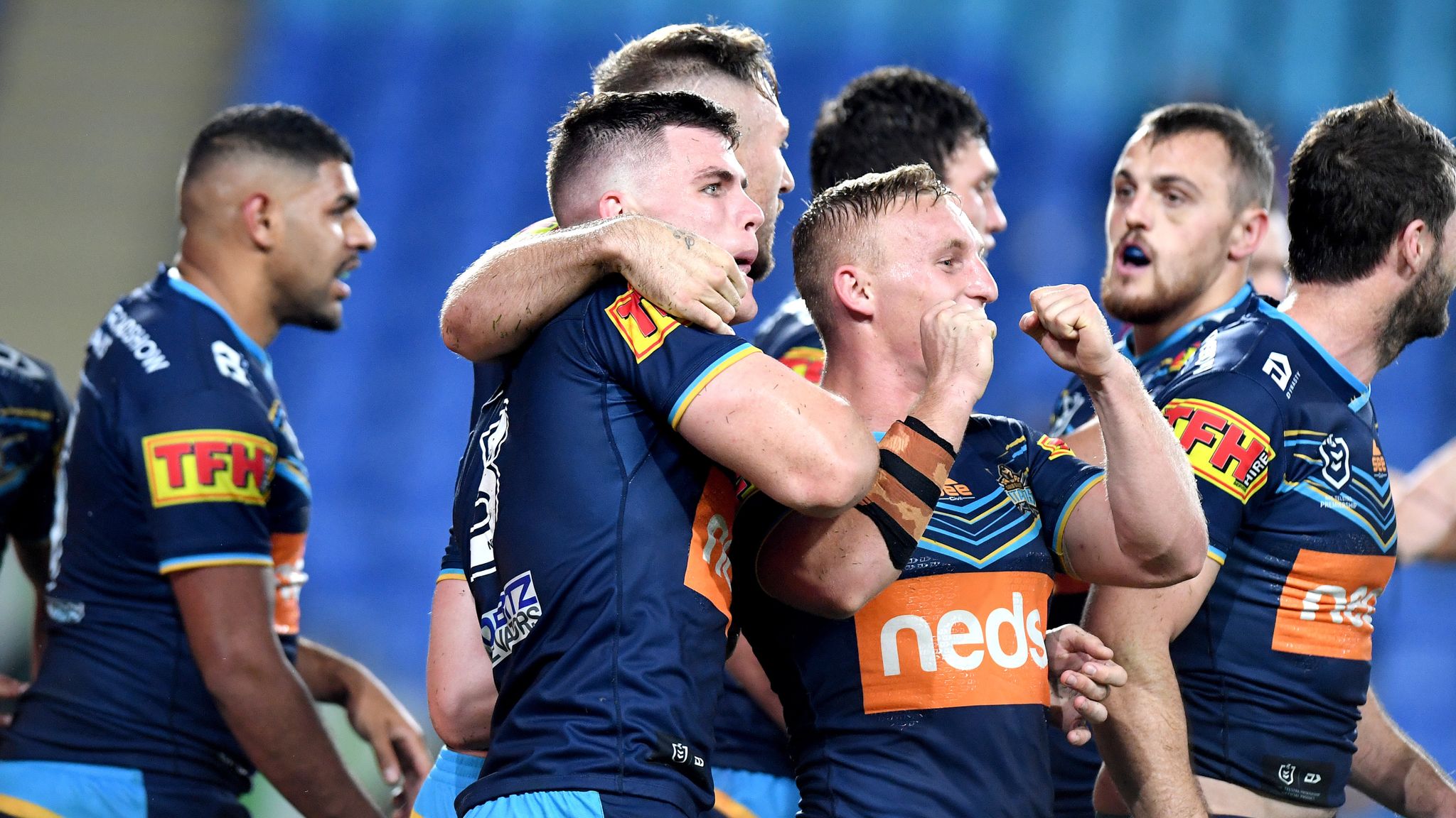 Friday's NRL wrap: Gold Coast Titans and South Sydney Rabbitohs triumph ...