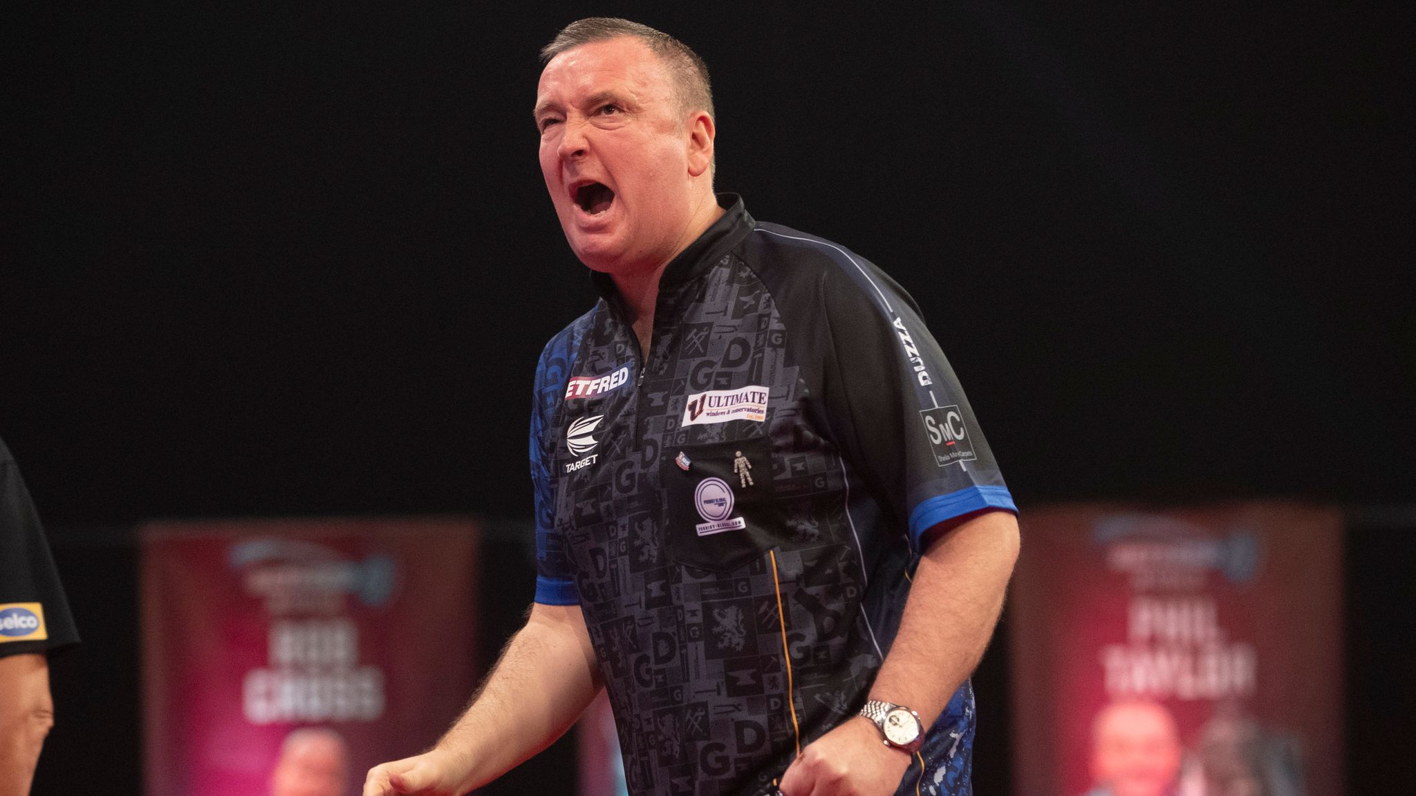 World Matchplay: Michael Smith meets Gary Anderson, Dimitri Van den ...
