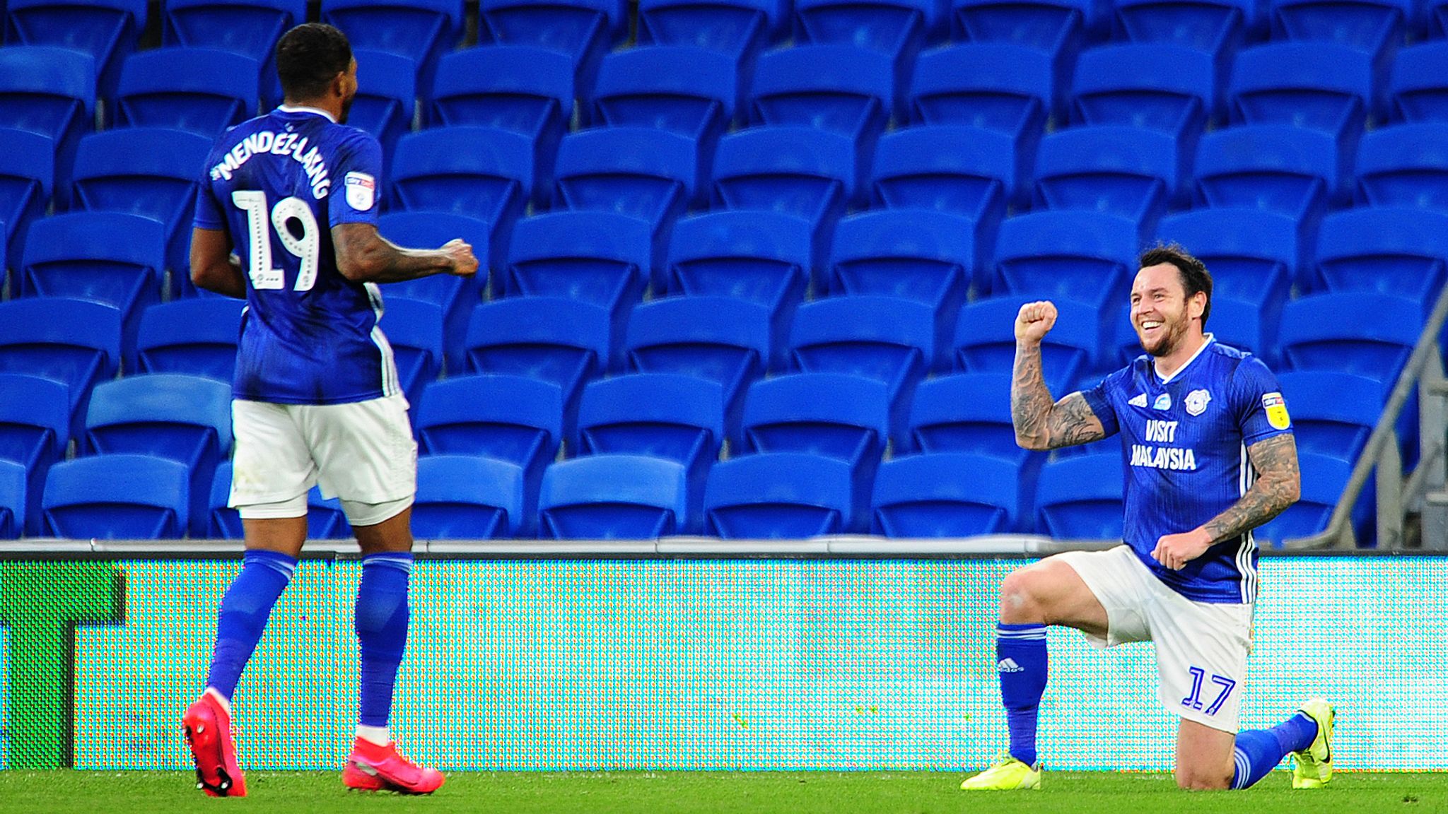Cardiff 2-1 Derby: Bluebirds tighten grip on sixth | Football News ...