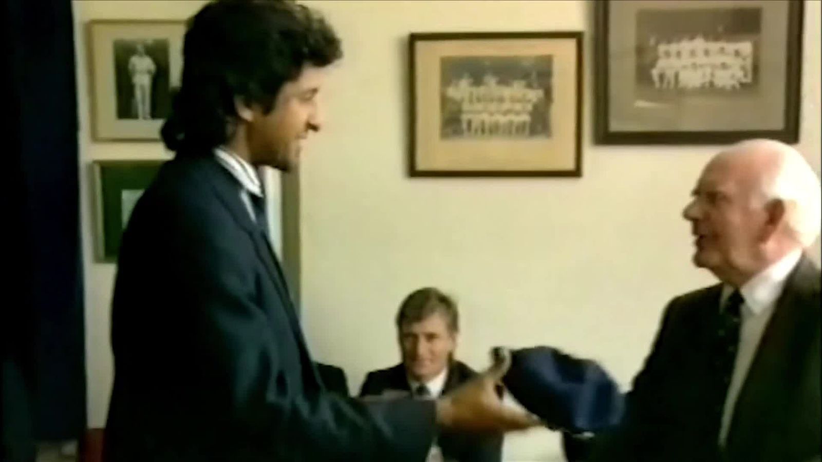 Wasim's comical cap presentation! | Cricket News | Sky Sports