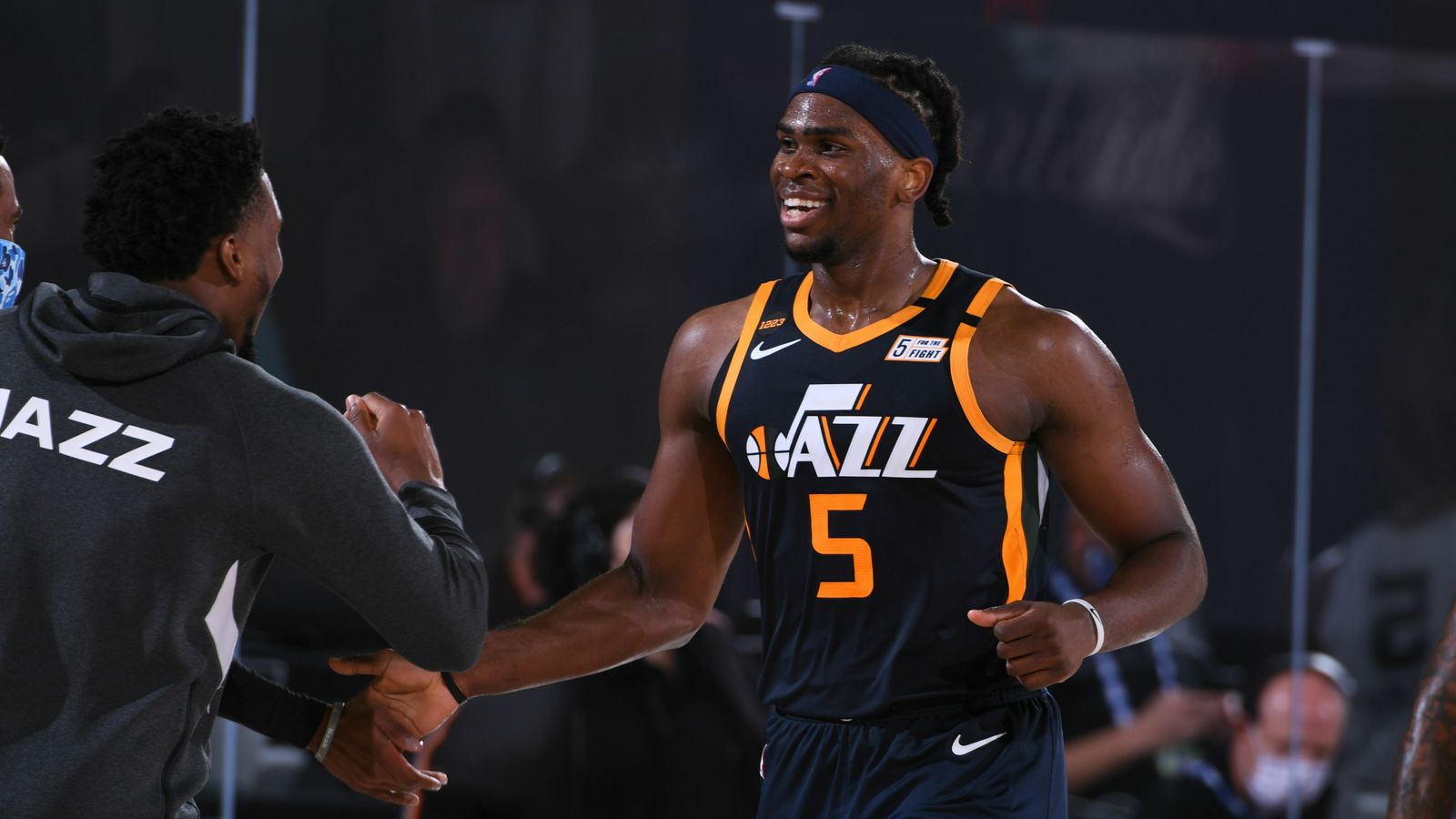 Jazz's Brantley throws down tomahawk slam | NBA News | Sky Sports