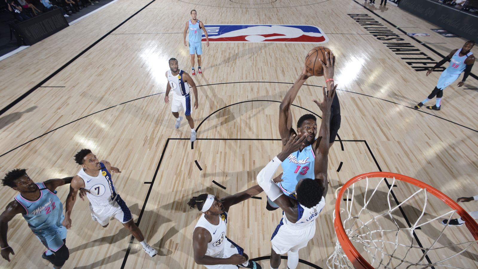 Miami's Adebayo rattles the rim | NBA News | Sky Sports