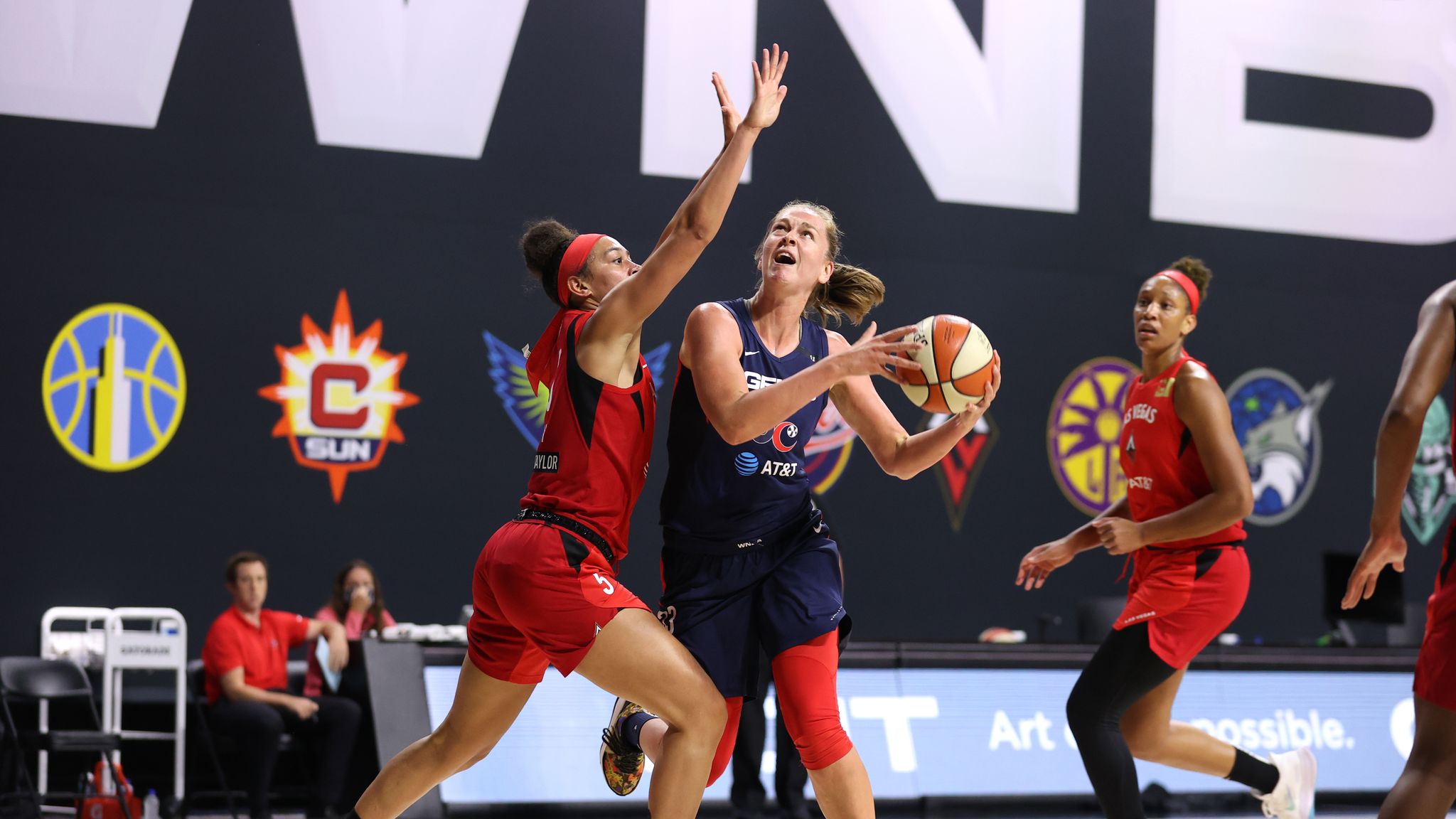 WNBA: A'ja Wilson and Danielle Robinson lead Las Vegas Aces to win over ...