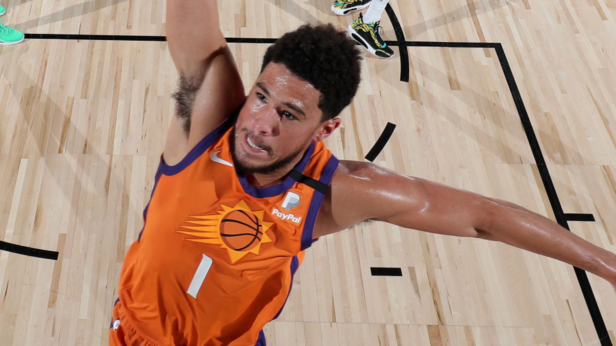 All-Bubble starting five: Devin Booker and Damian Lillard selected in ...