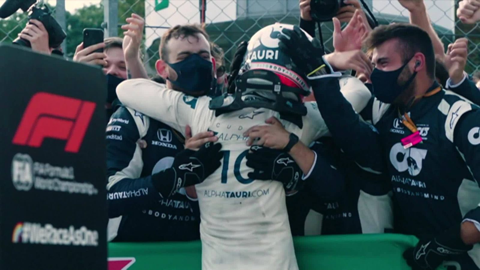 Gasly's first podium - relived! | F1 News | Sky Sports