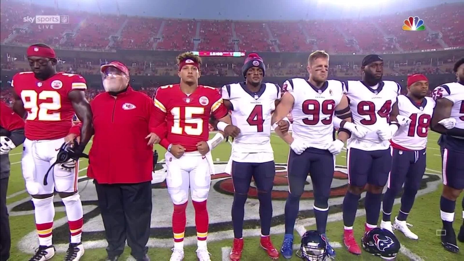 Houston Texans 20-34 Kansas City Chiefs: Patrick Mahomes with three TDs ...