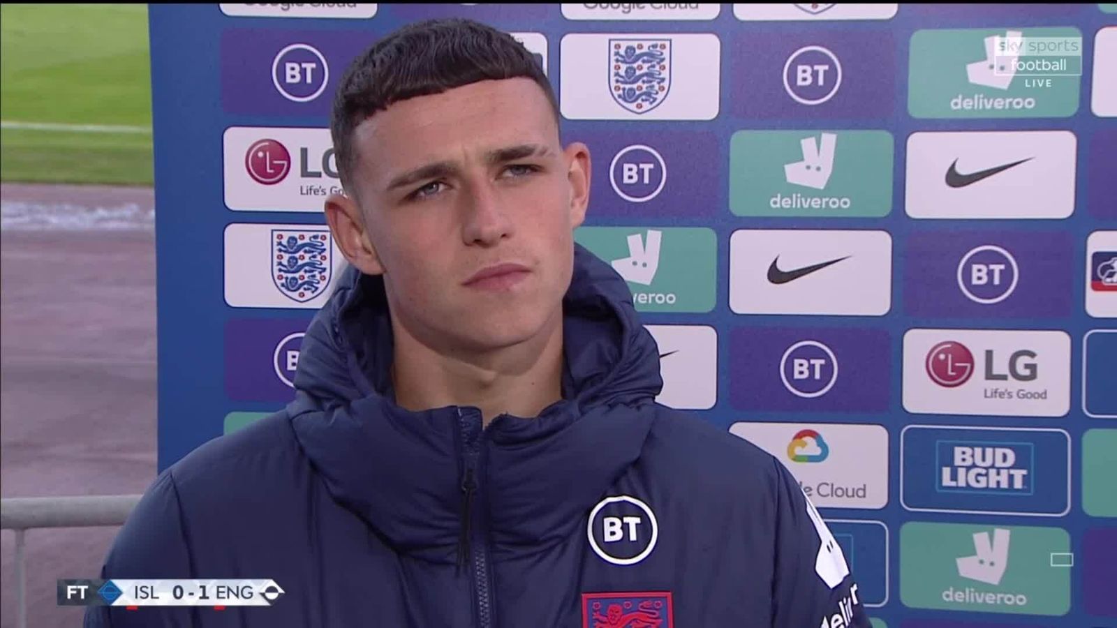 Foden reflects on England debut | Football News | Sky Sports