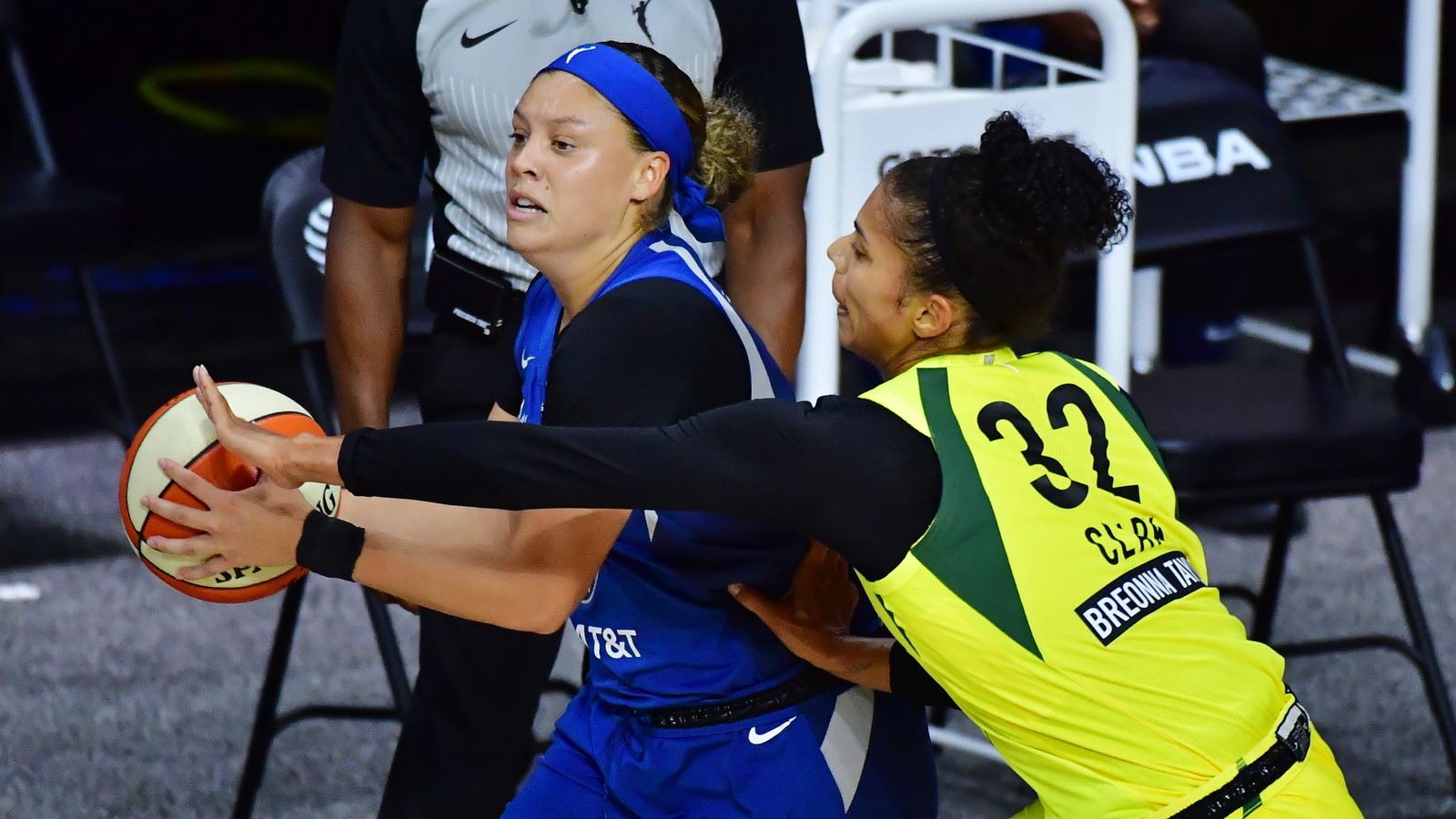 WNBA: Alysha Clark's put-back seals Seattle Storm victory in Game 1 of ...