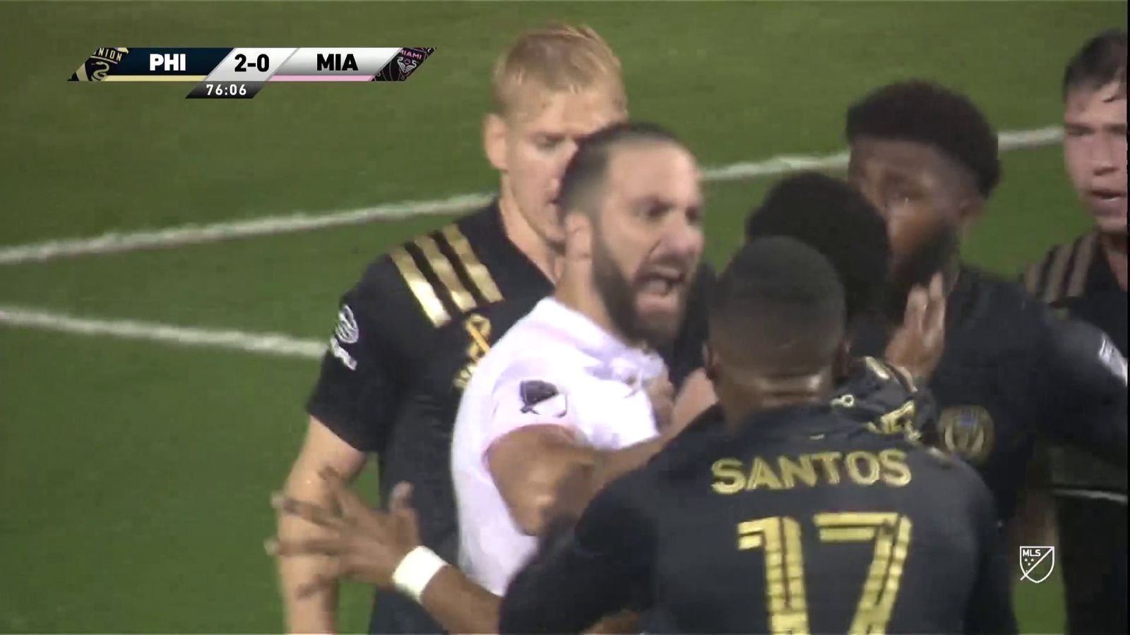 MLS round-up: Gonzalo Higuain embroiled in scuffle after penalty miss ...