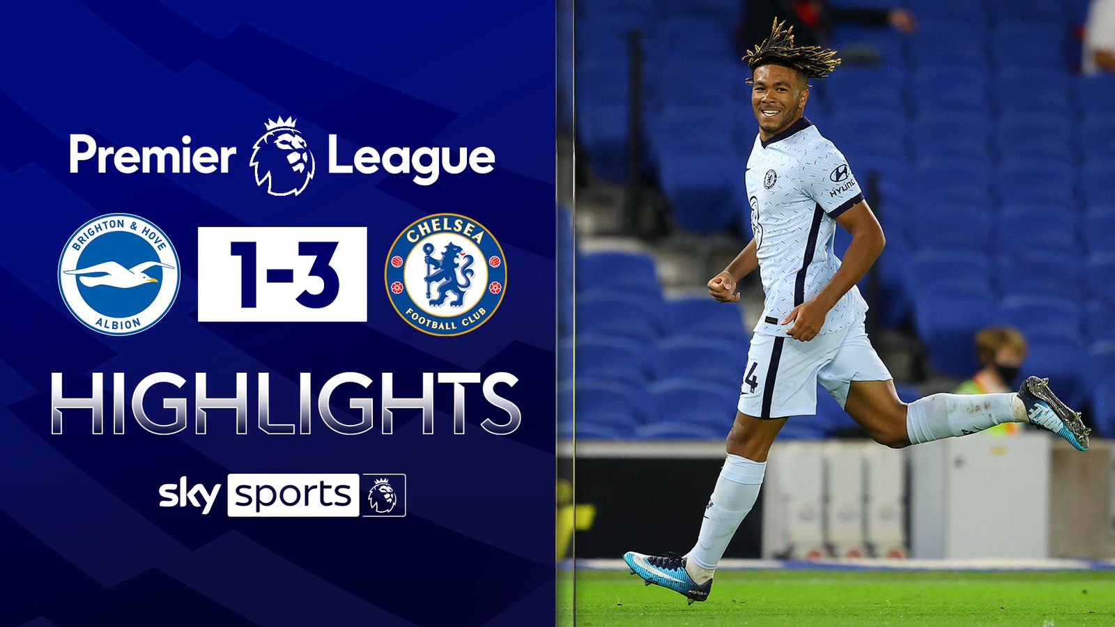 Brighton 1 - 3 Chelsea - Match Report & Highlights