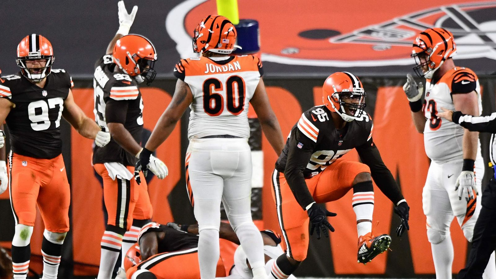 Myles Garrett's strip-sack | NFL News | Sky Sports