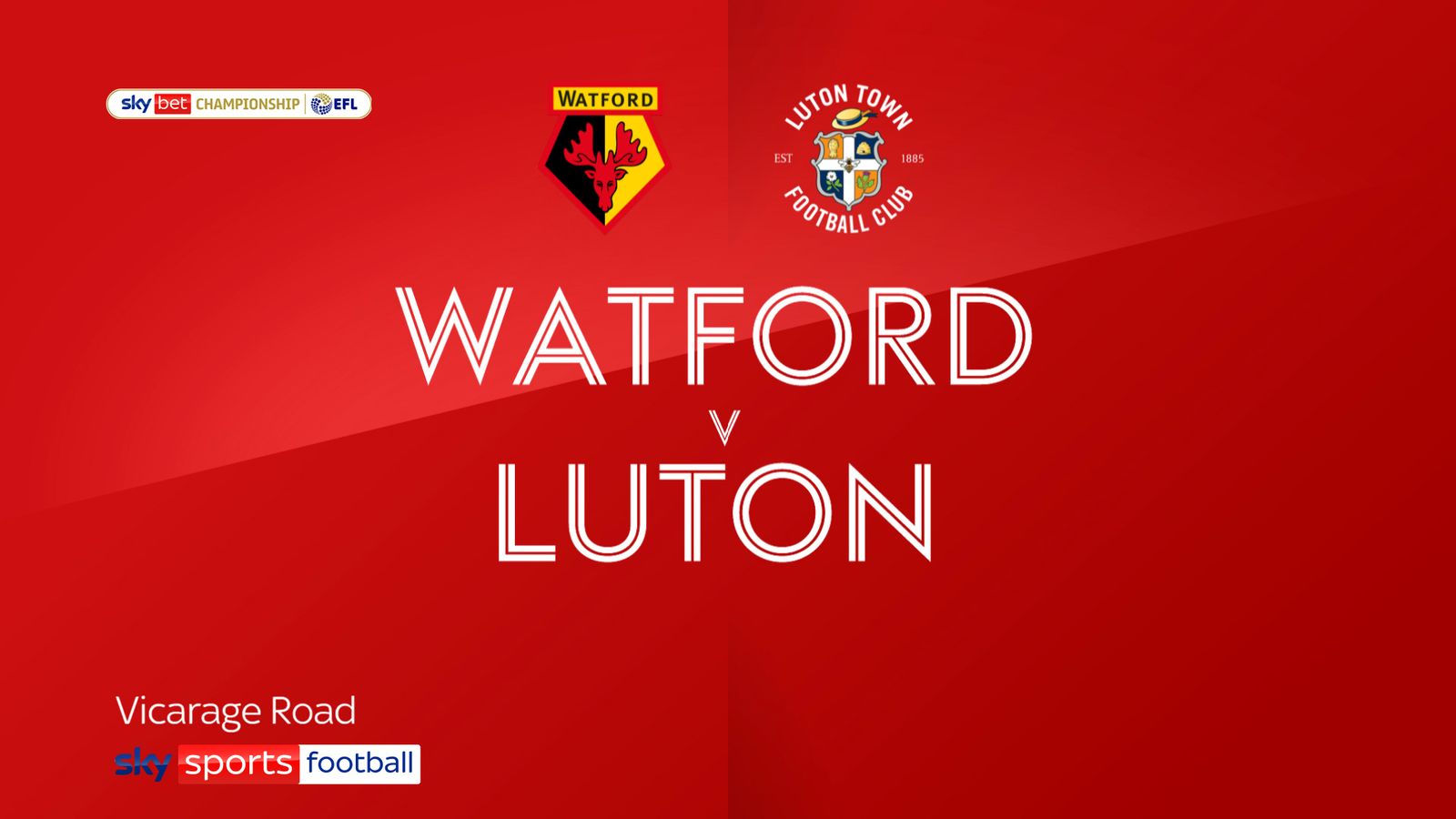 Watford 1 - 0 Luton - Match Report & Highlights