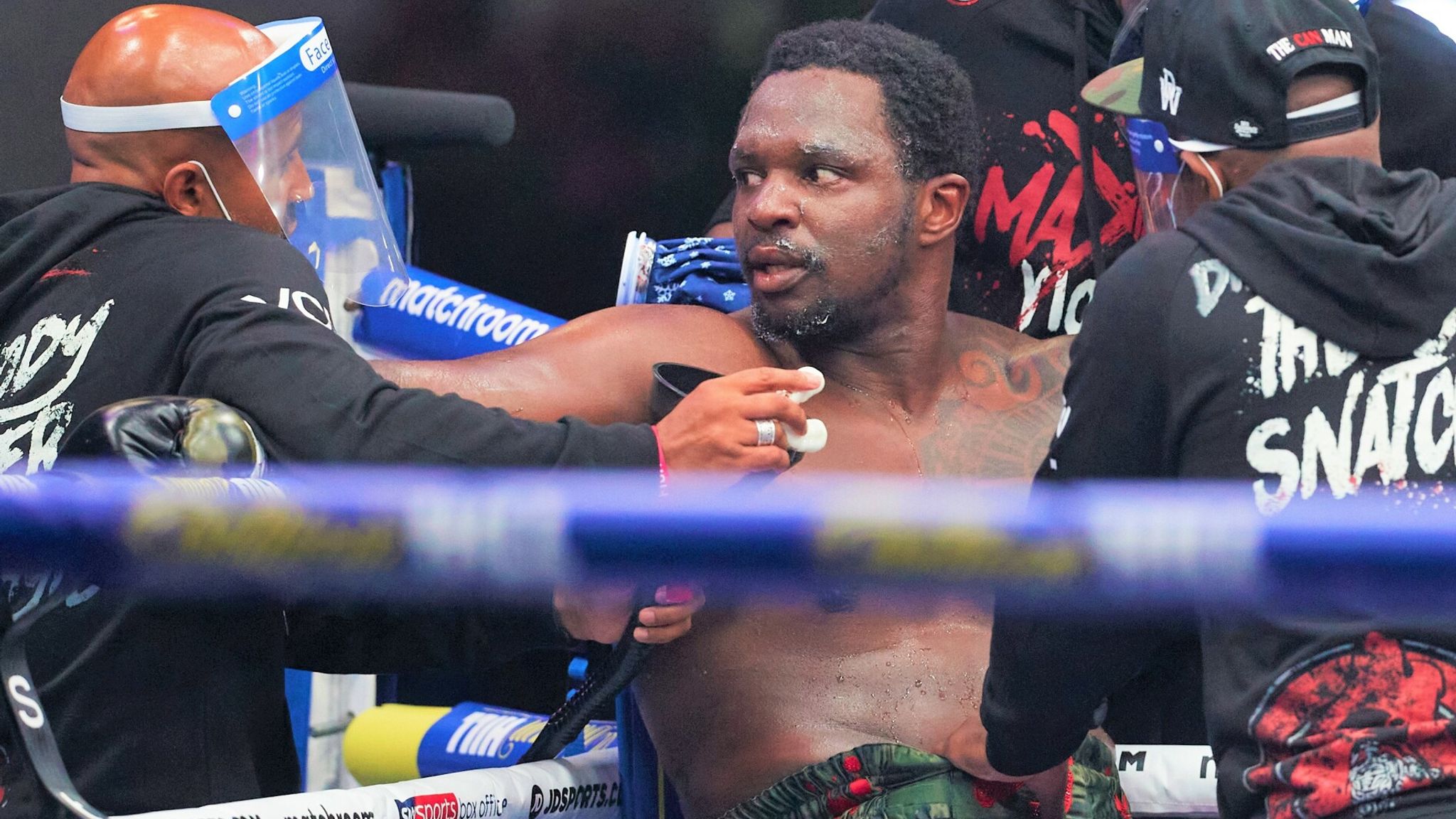 Dillian Whyte was instructed to keep Alexander Povetkin at range with ...