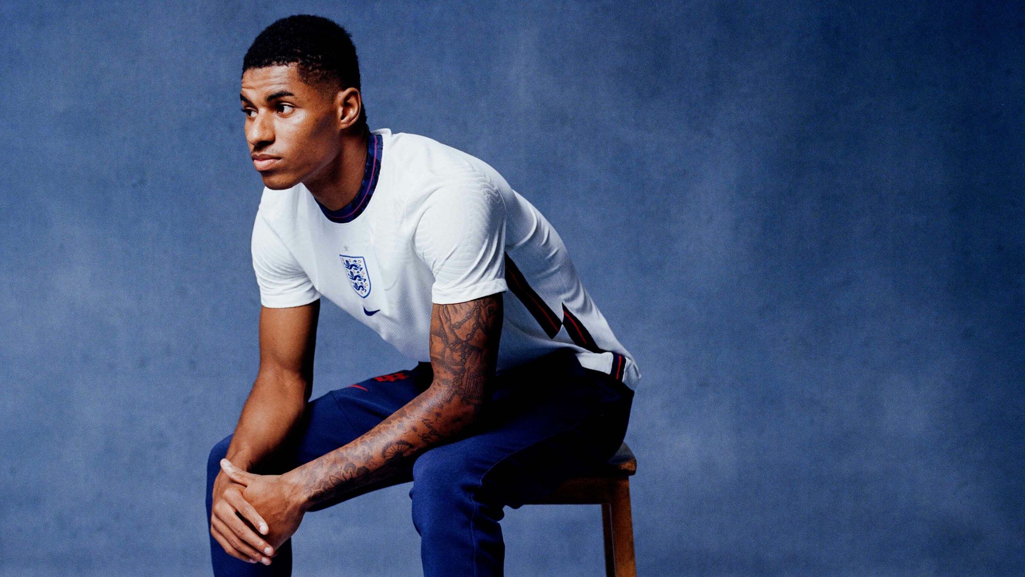 England unveil new home and away kits ahead of Nations League double ...