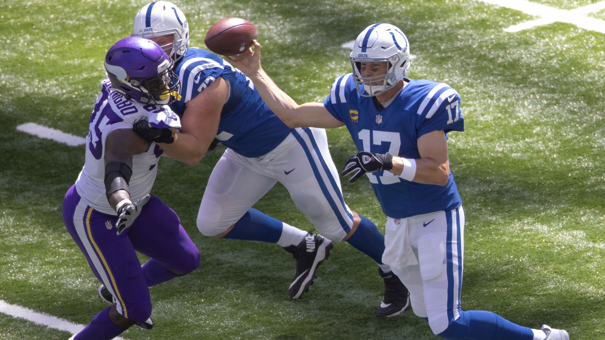 Jonathan Taylor, Indianapolis Colts run all over sluggish Minnesota ...
