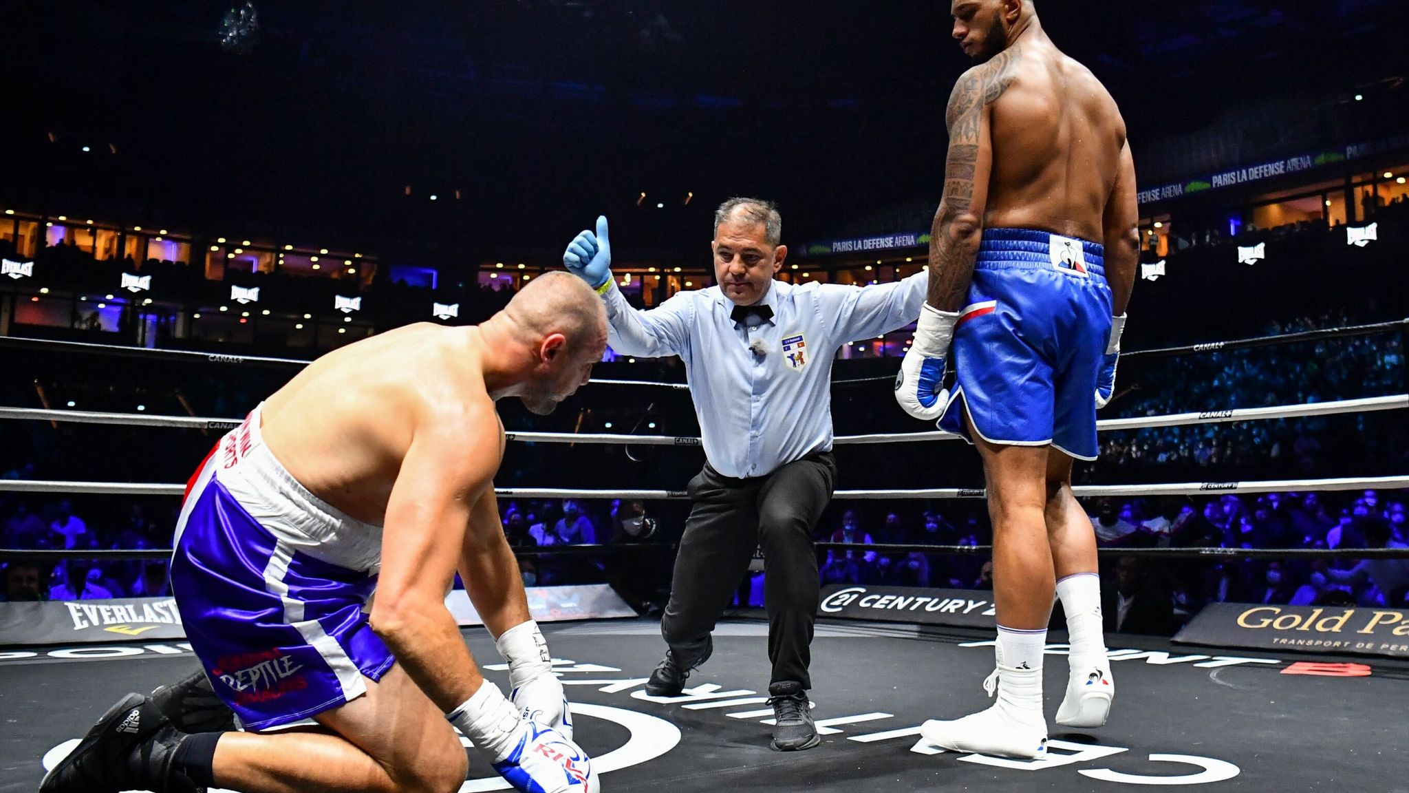Tony Yoka knocks out Johann Duhaupas in first round of heavyweight ...