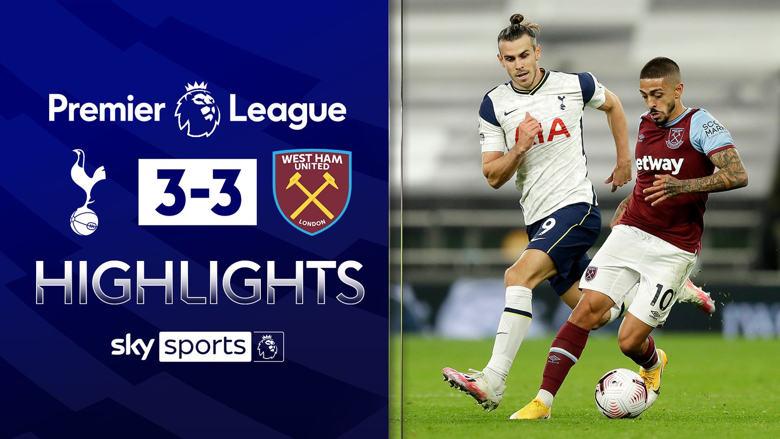 Tottenham 3-3 West Ham: Manuel Lanzini scores injury-time stunner as ...