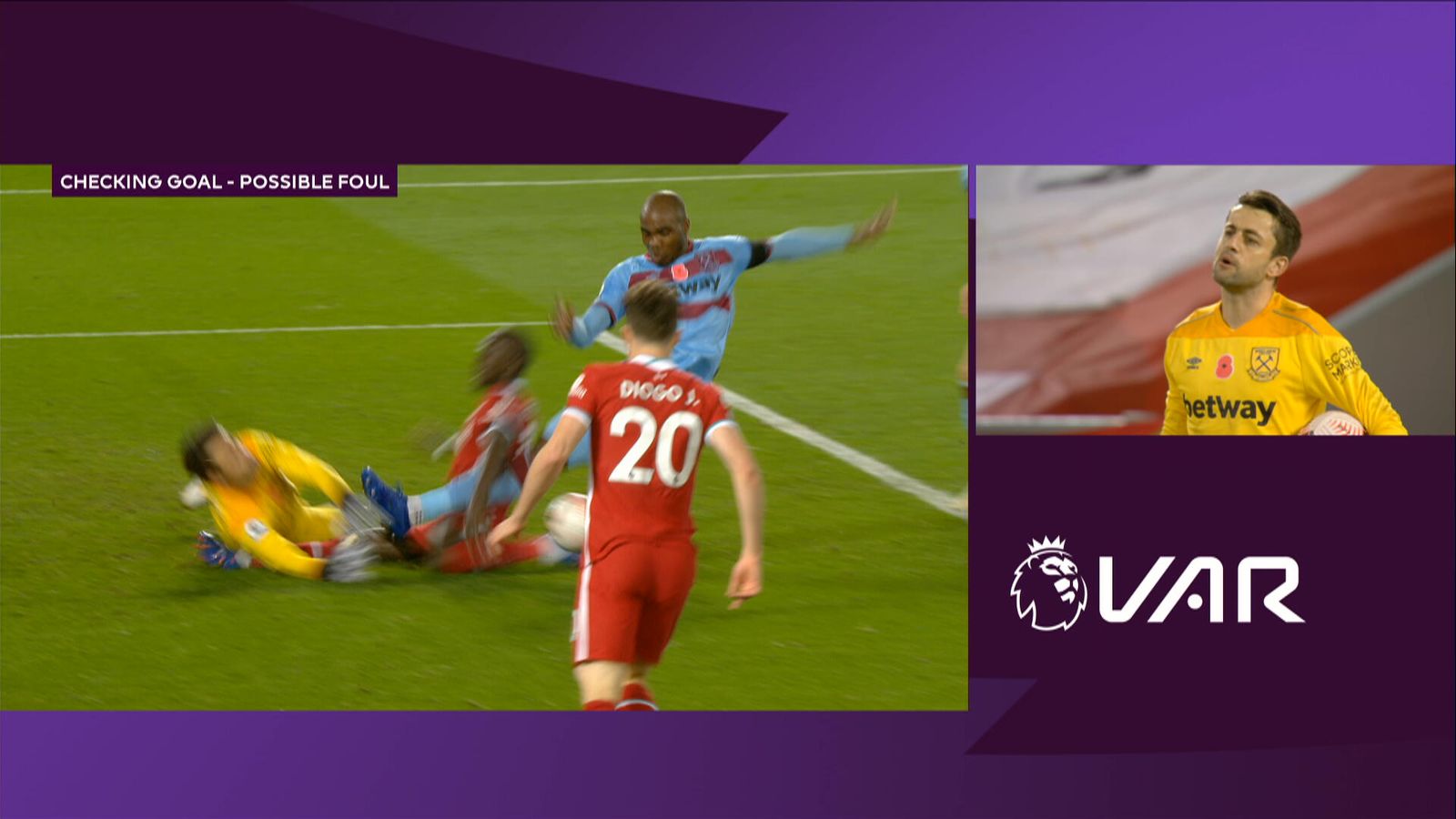 VAR rule out Jota goal (77) | Football News | Sky Sports