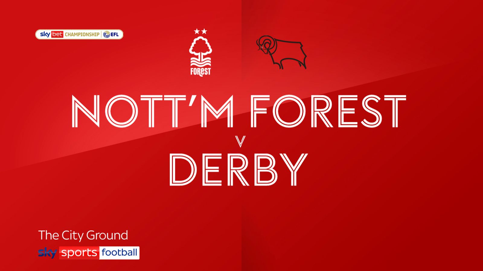 N Forest 1 - 1 Derby - Match Report & Highlights