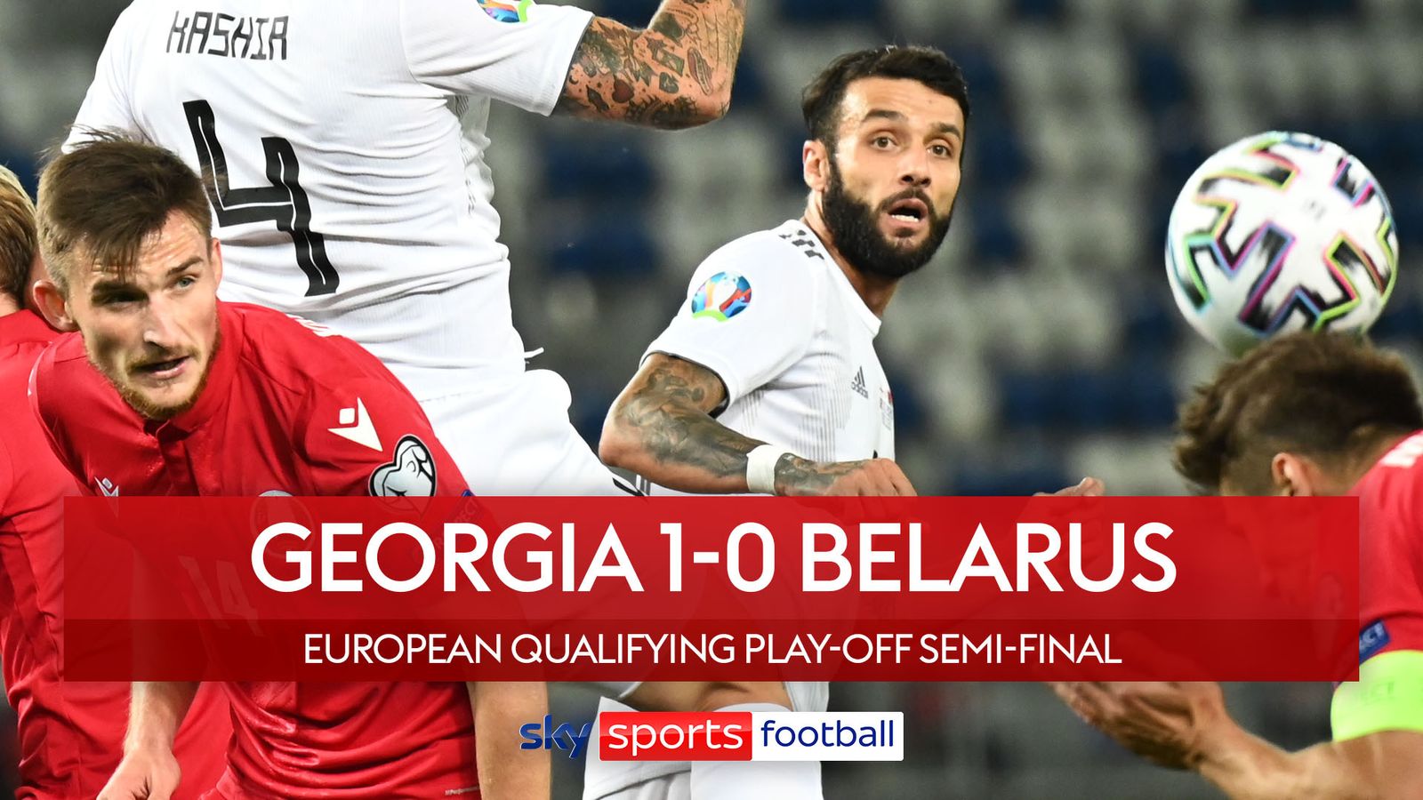 Georgia 1-0 Belarus | Football News | Sky Sports