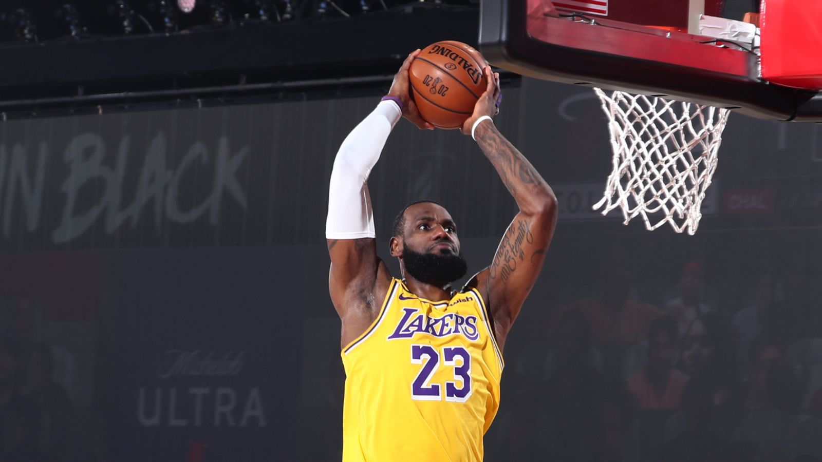 LeBron makes steal and races clear for dunk | NBA News | Sky Sports