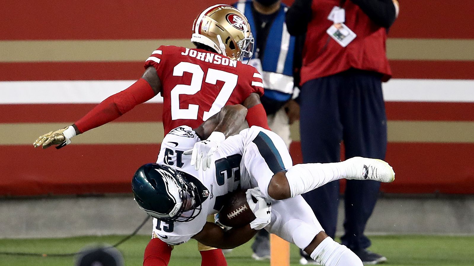 Philadelphia Eagles 25-20 San Francisco 49ers: Eagles claim first win ...