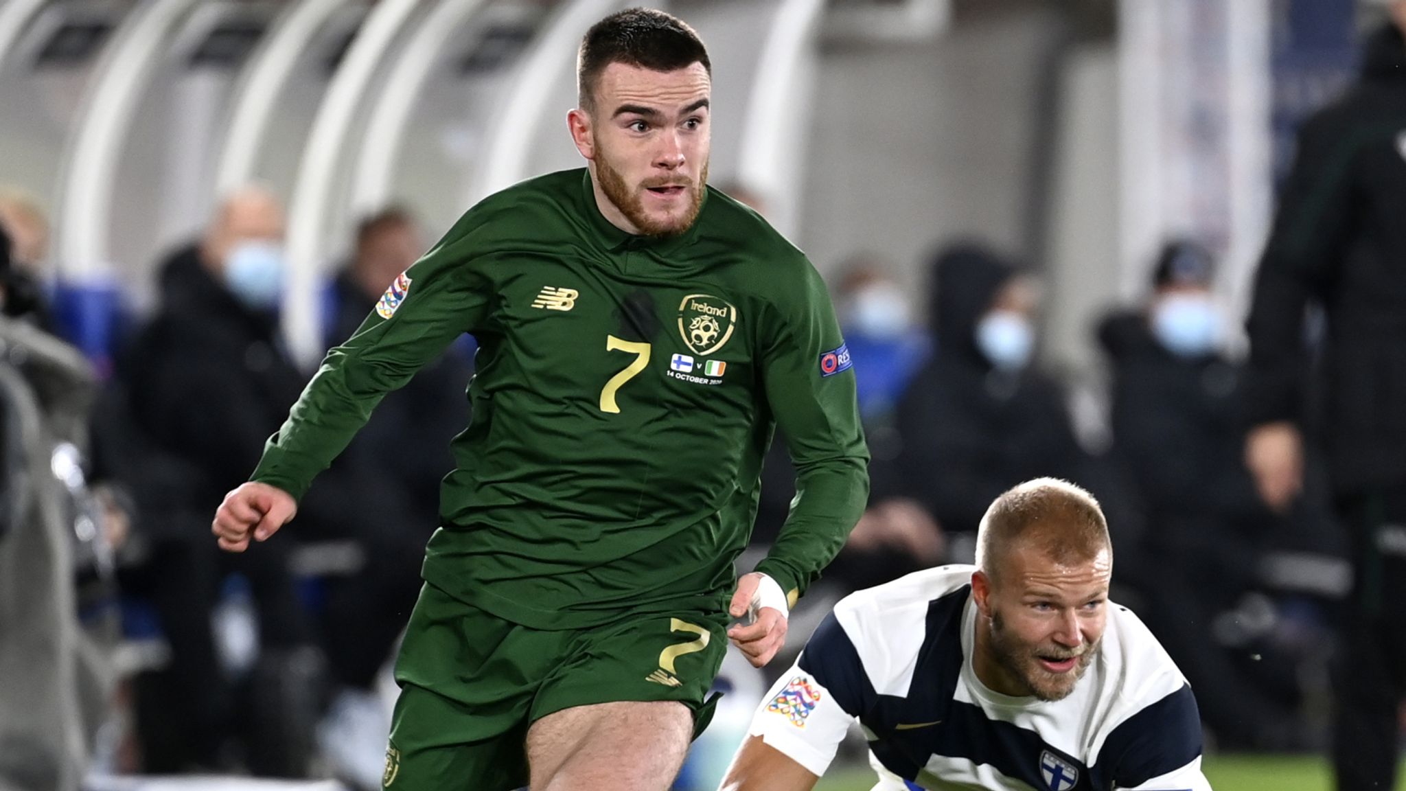 Aaron Connolly: Republic of Ireland striker does not regret moving seat ...