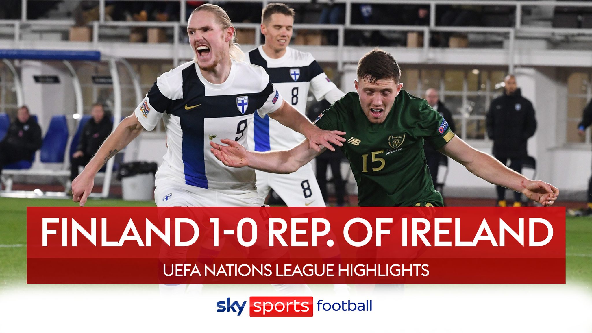 Finland 1 - 0 Rep Ire - Match Report & Highlights