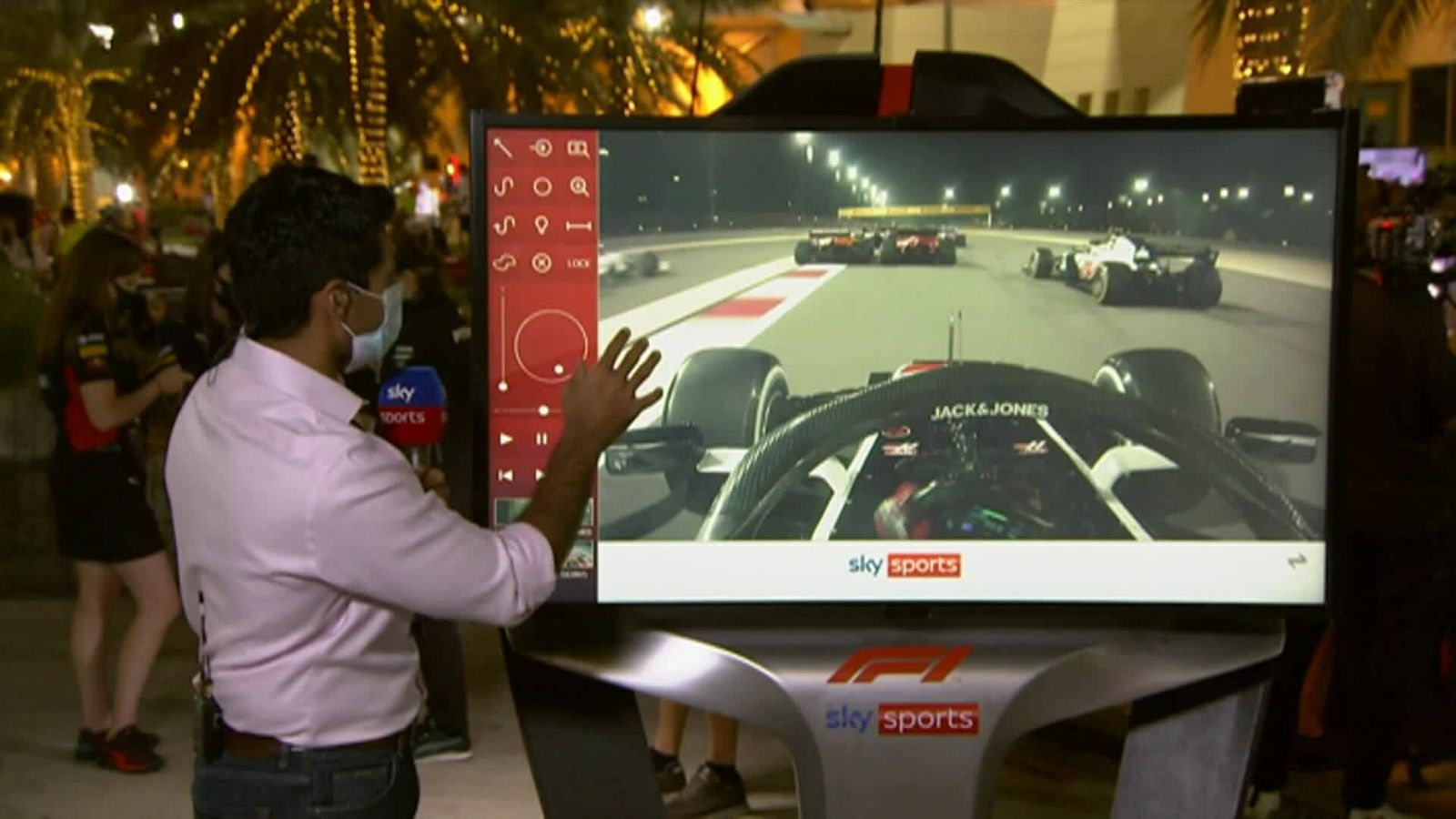 Romain Grosjean accident: Ross Brawn says Halo saved Haas driver's life ...