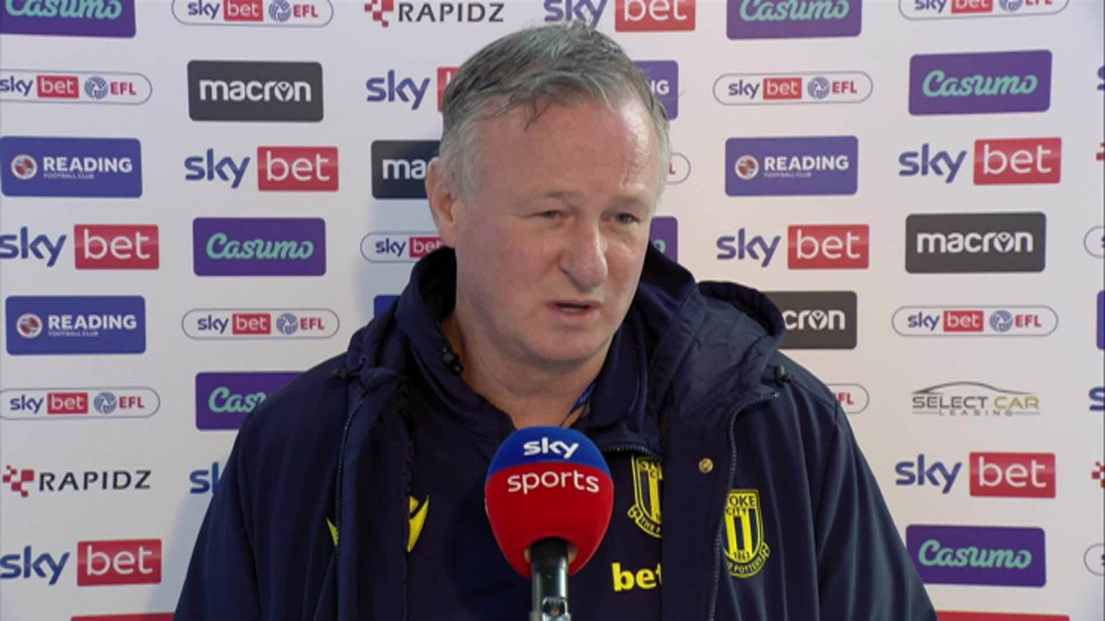 Reading v Stoke - O'Neill | Football News | Sky Sports