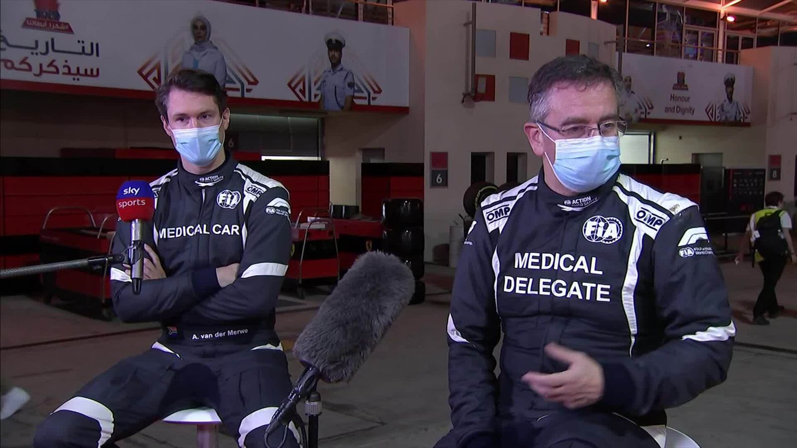 Romain Grosjean's miracle escape from fireball Haas crash at Bahrain GP ...