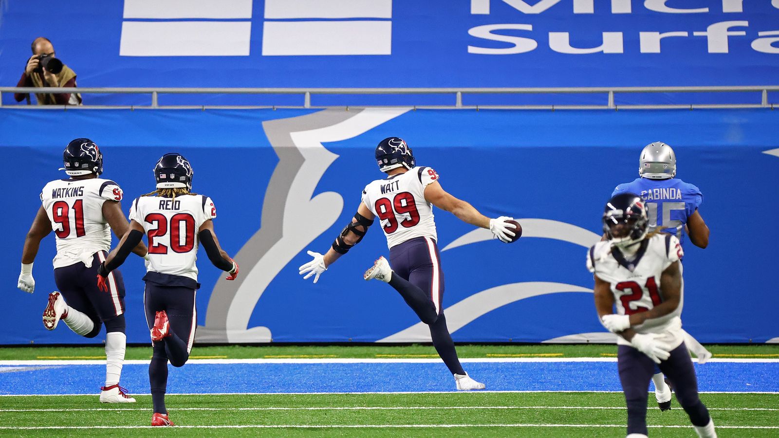 Watt's spectacular pick six | NFL News | Sky Sports