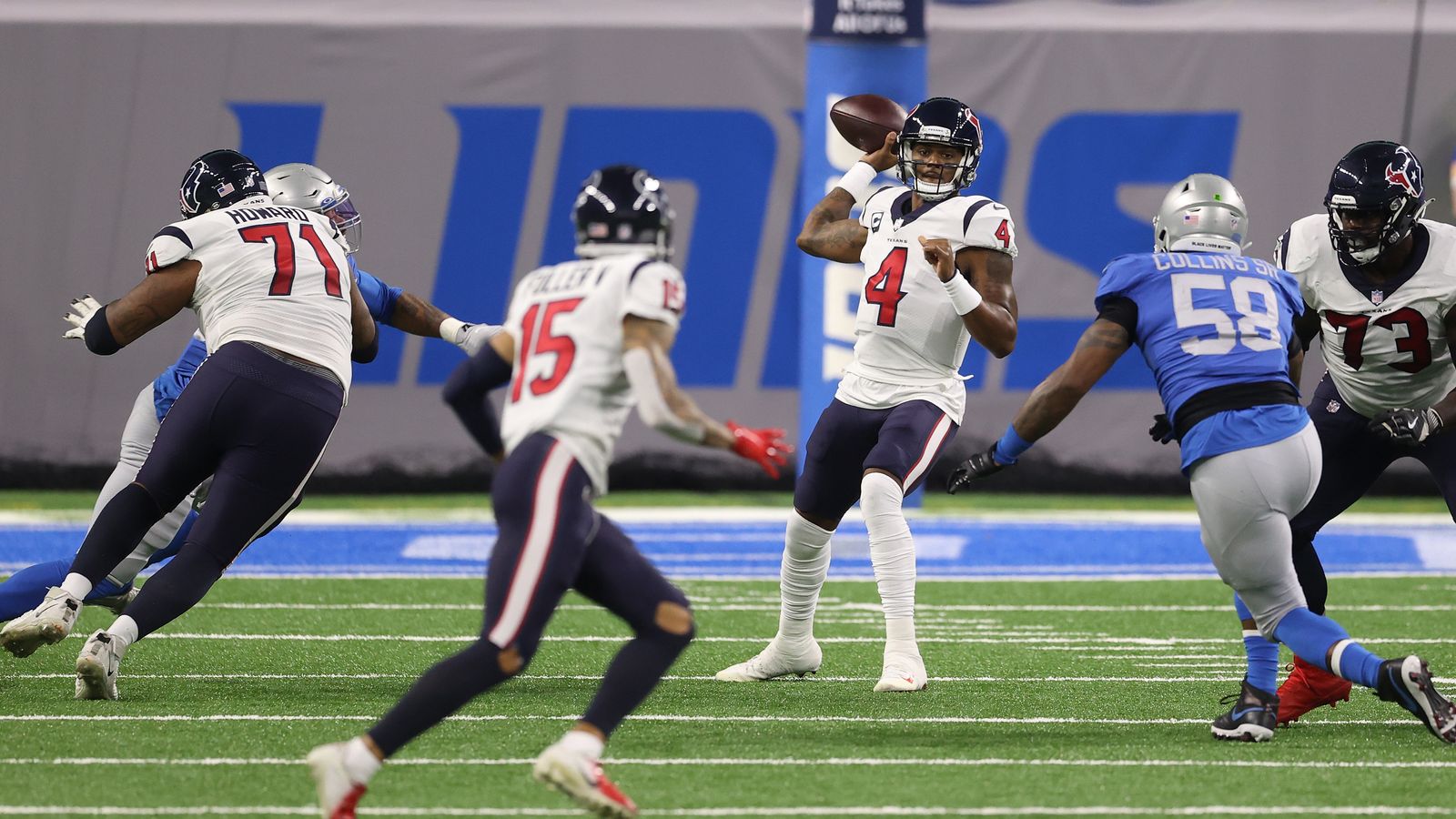 Houston Texans 41-25 Detroit Lions: Deshaun Watson throws for four ...