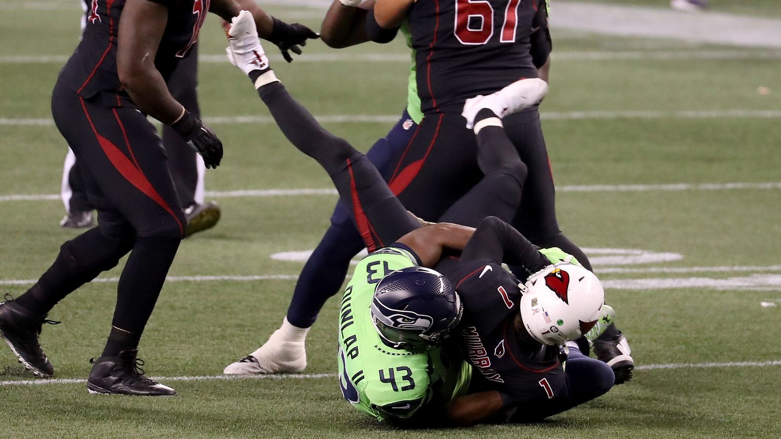 Dunlap sacks Murray for Seattle win | NFL News | Sky Sports