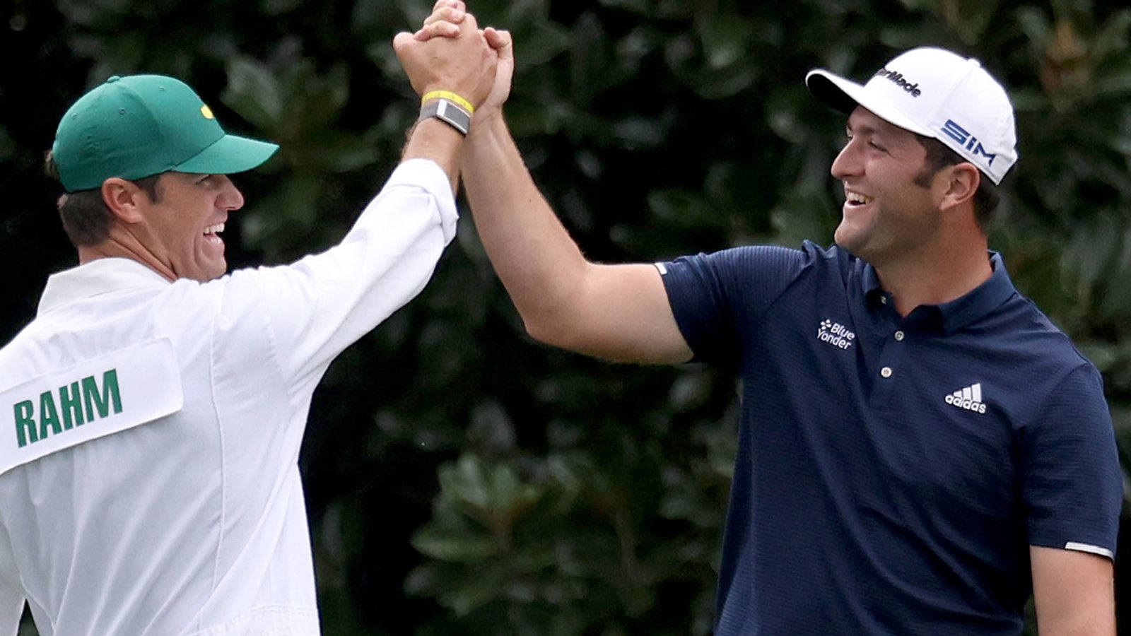 The Masters: Jon Rahm makes hole-in-one skipping ball over water | Golf ...