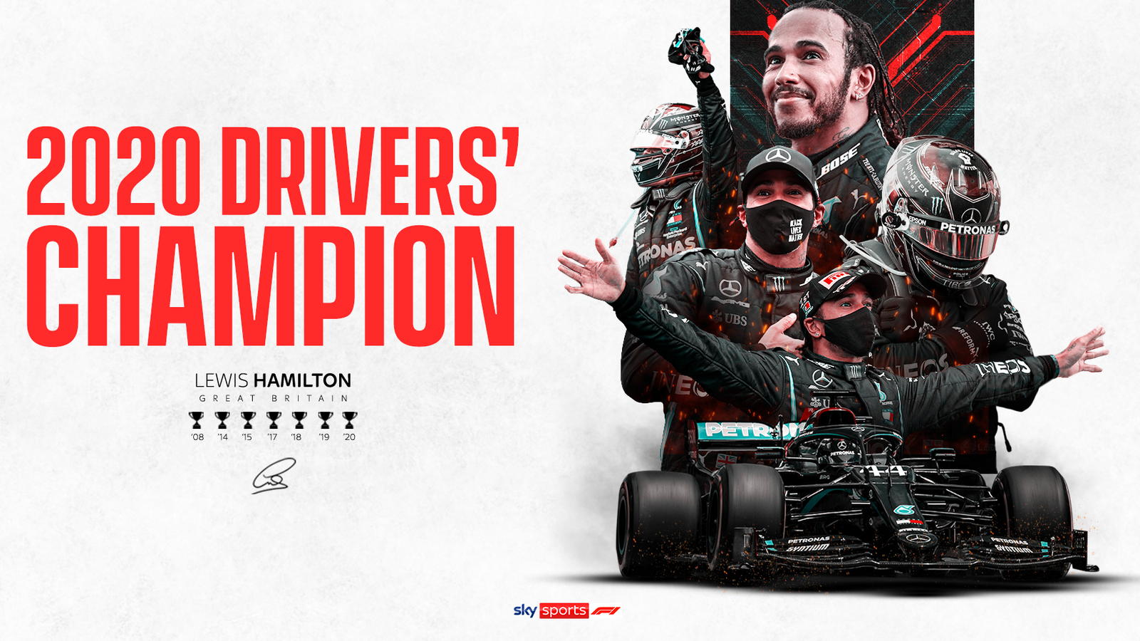 Lewis Hamilton matches Michael Schumacher as seven-time F1 champion ...