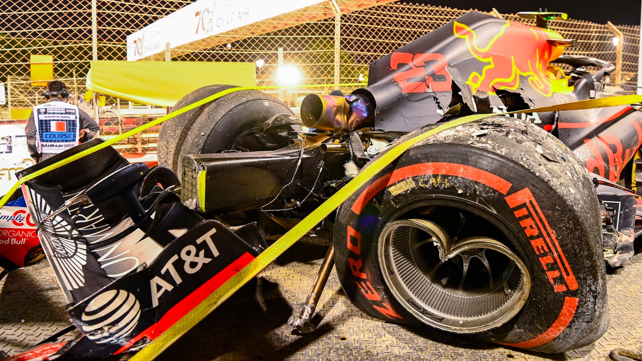 Bahrain GP: Lewis Hamilton fastest, Alex Albon crashes, in Practice Two ...