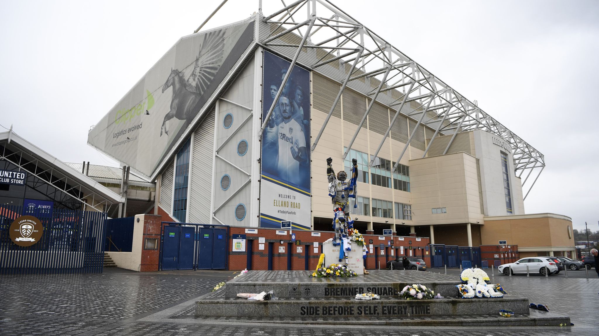 Leeds United honour Jack Charlton by renaming East Stand at Elland Road ...