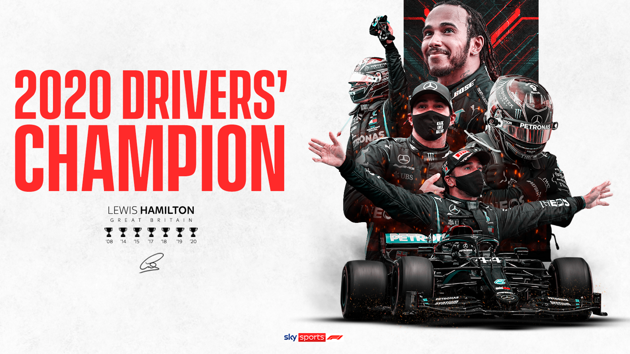 Lewis Hamilton matches Michael Schumacher as seven-time F1 champion ...
