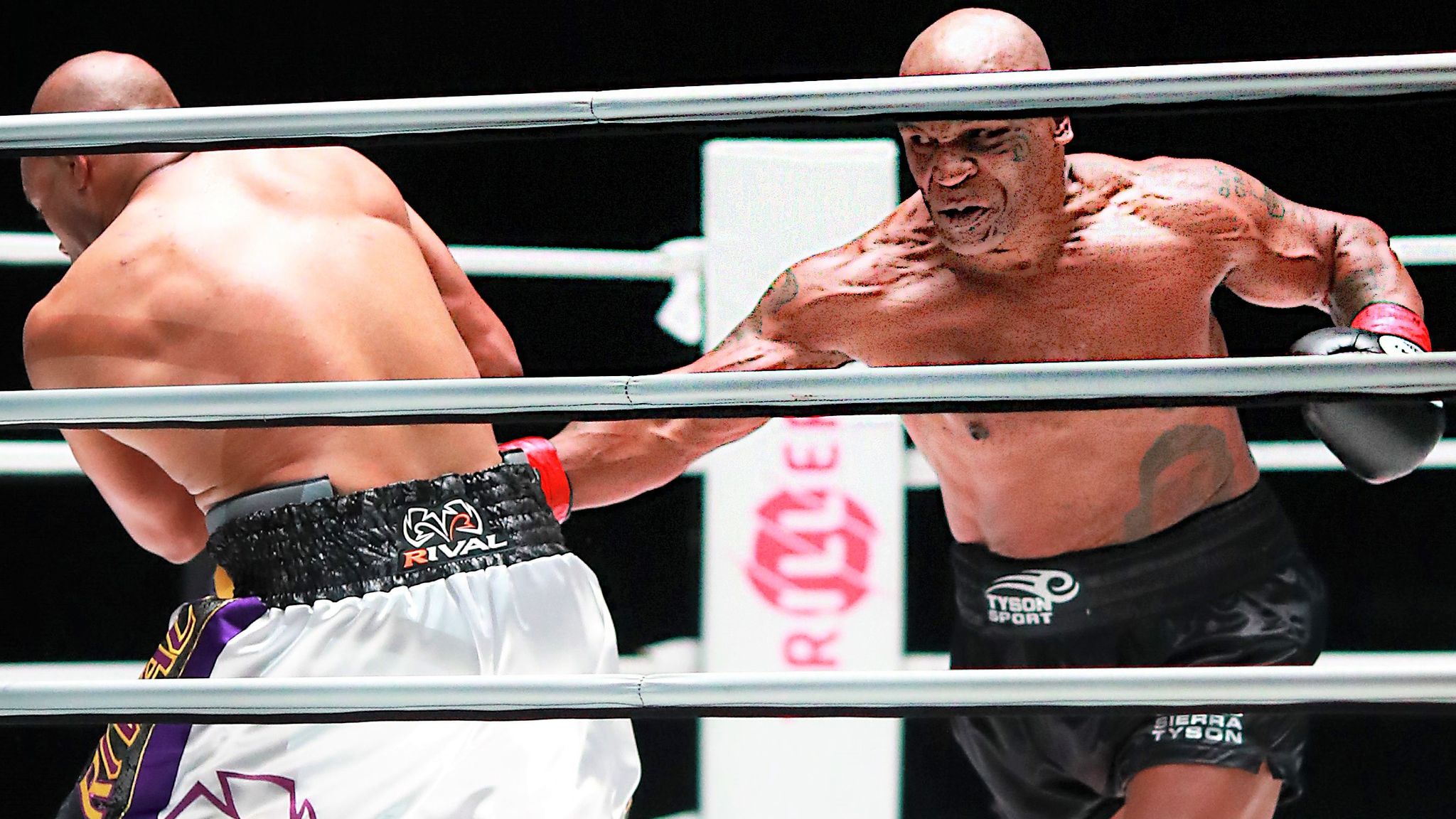 Tyson vs Jones Jr: Mike Tyson denied victory after one-sided exhibition ...