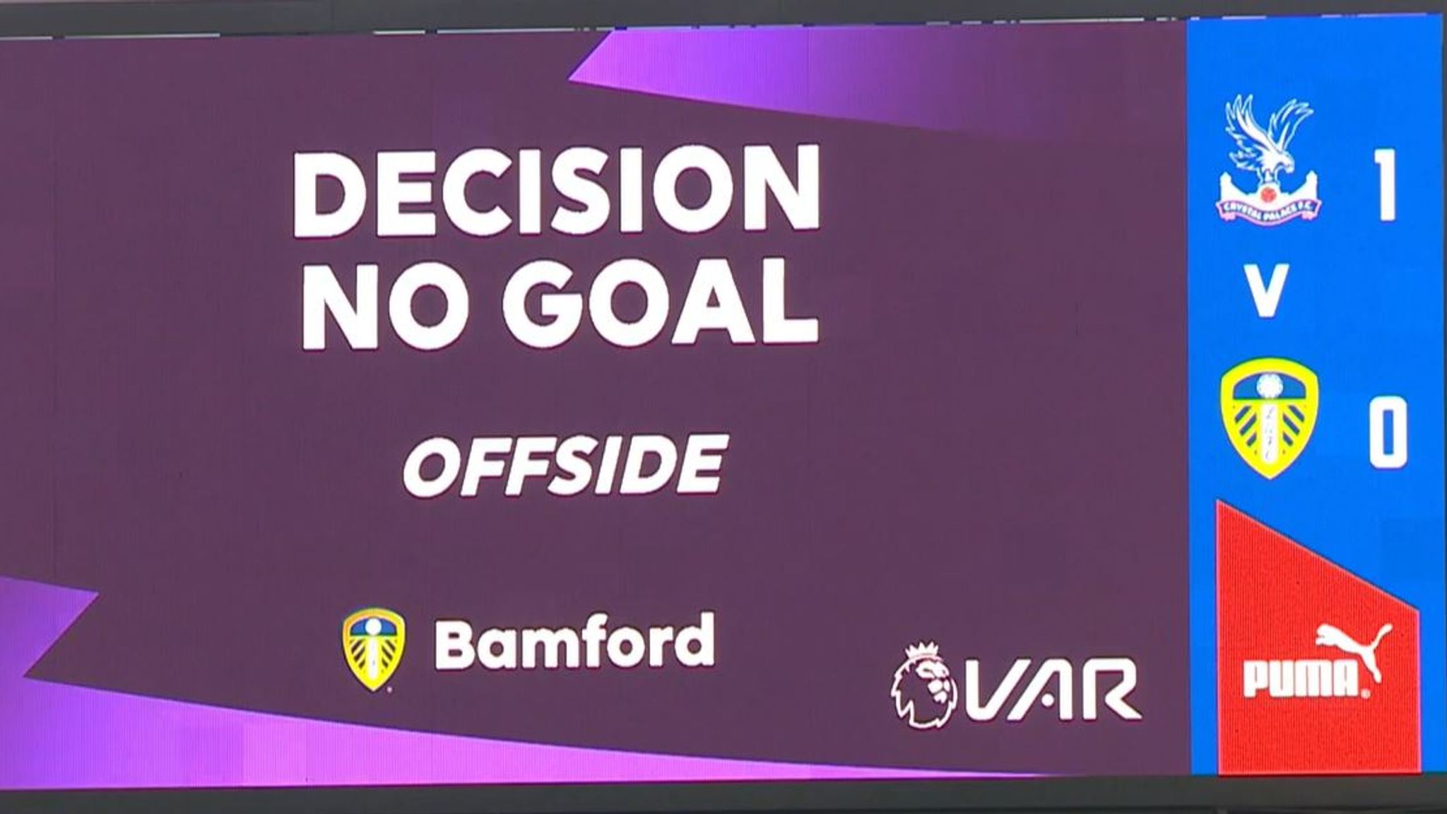Leeds ask Premier League to clarify offside rule after Patrick Bamford ...