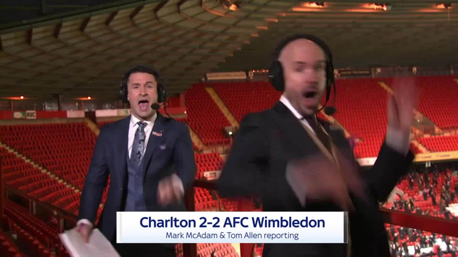 Rainbow Laces: Tom Allen joins Soccer Saturday and celebrates goal as ...