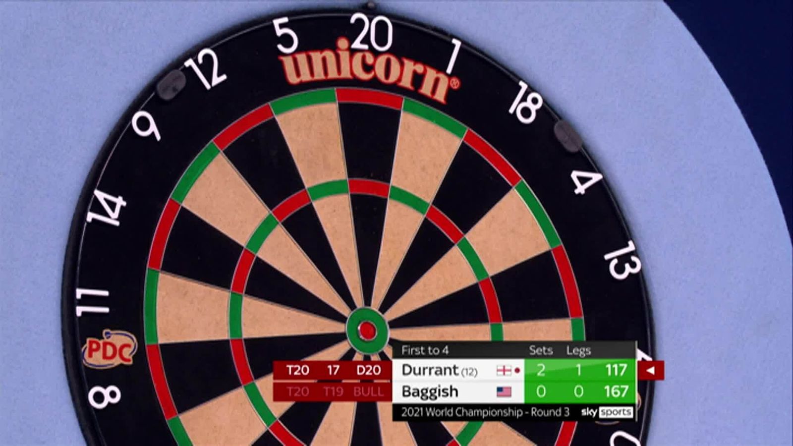 Durrant takes out a 117 | Darts News | Sky Sports