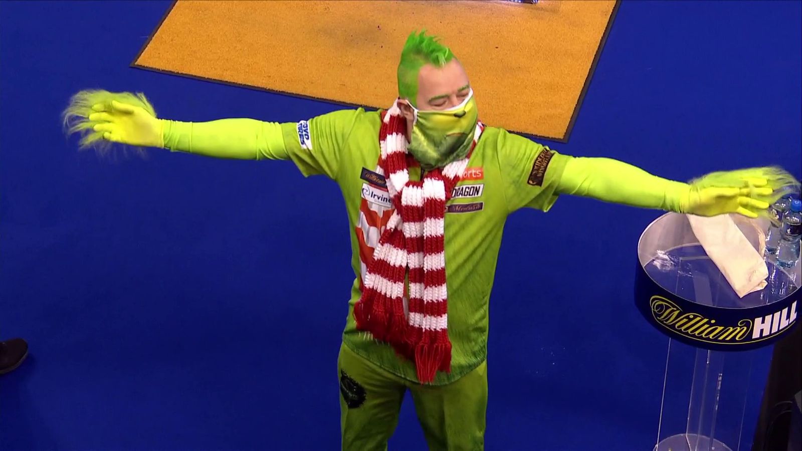 Snakebite goes full Grinch! | Darts News | Sky Sports