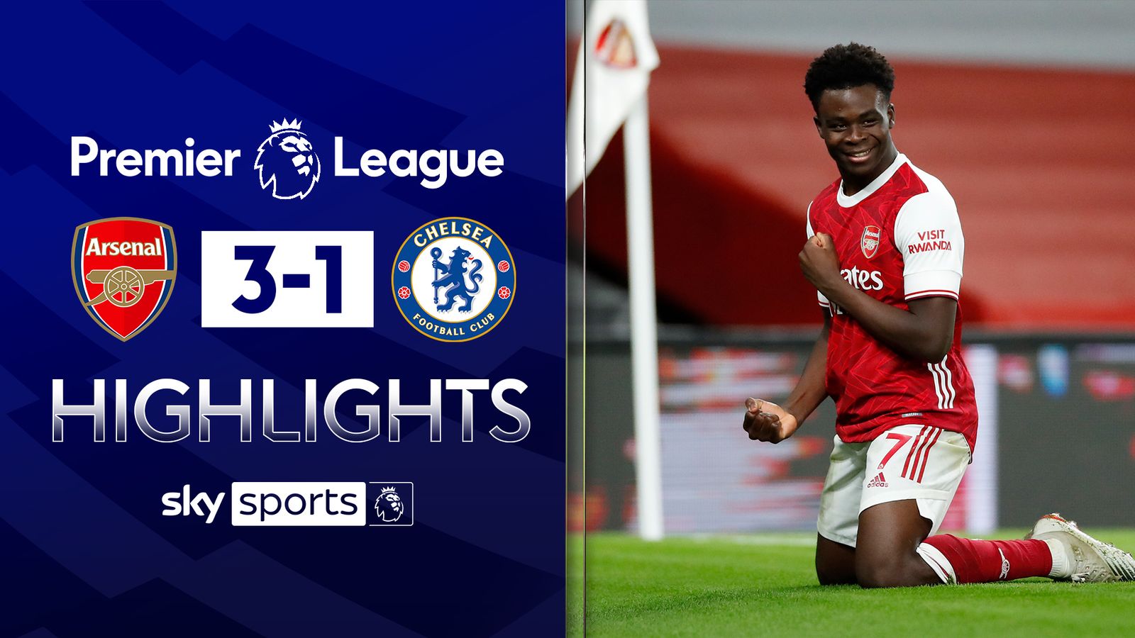 Arsenal beat Chelsea to end winless run | Football News | Sky Sports