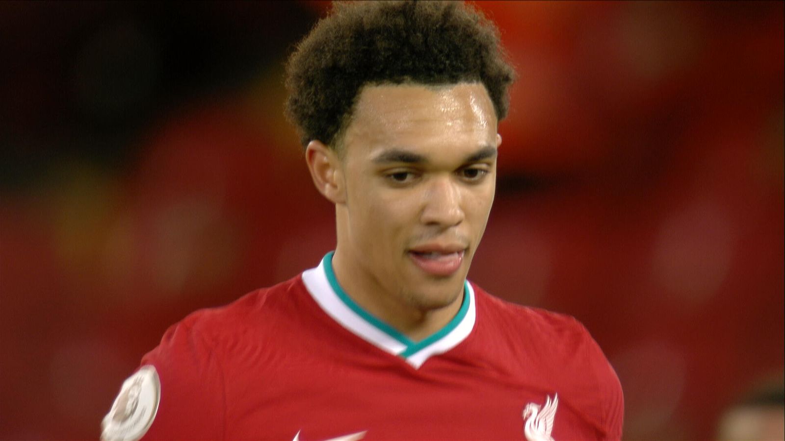 Trent goes close with free-kick (77) | Football News | Sky Sports